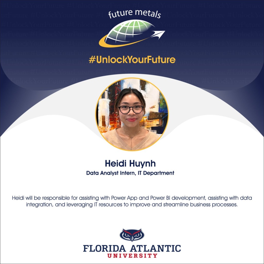Heidi Huynh Our New Data Analyst Intern from Florida Atlantic ...