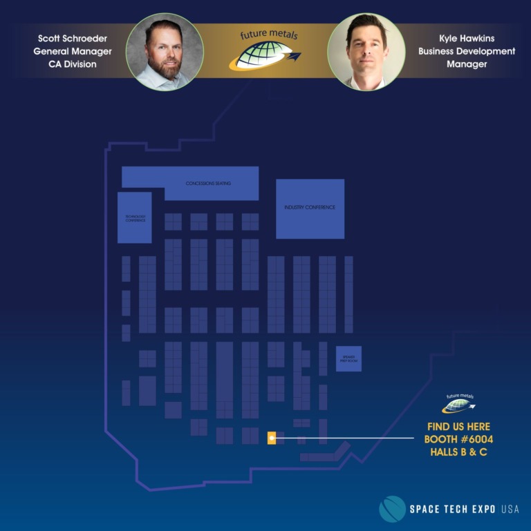 Future Metals will be at Space Tech Expo USA on May 14th to 16th 2024 ...