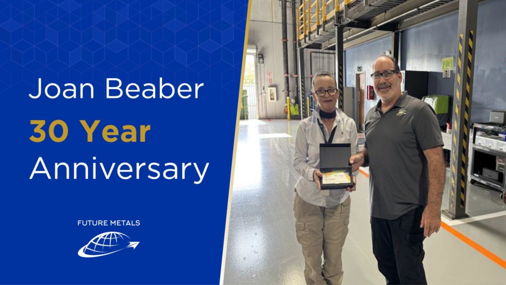 Honoring Joan Beaber’s 30 Years with Future Metals – Future Metals
